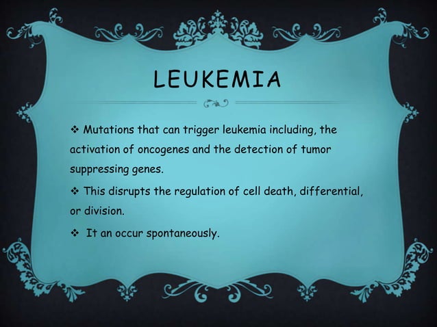 Leukemia project 2[1] | PPTX