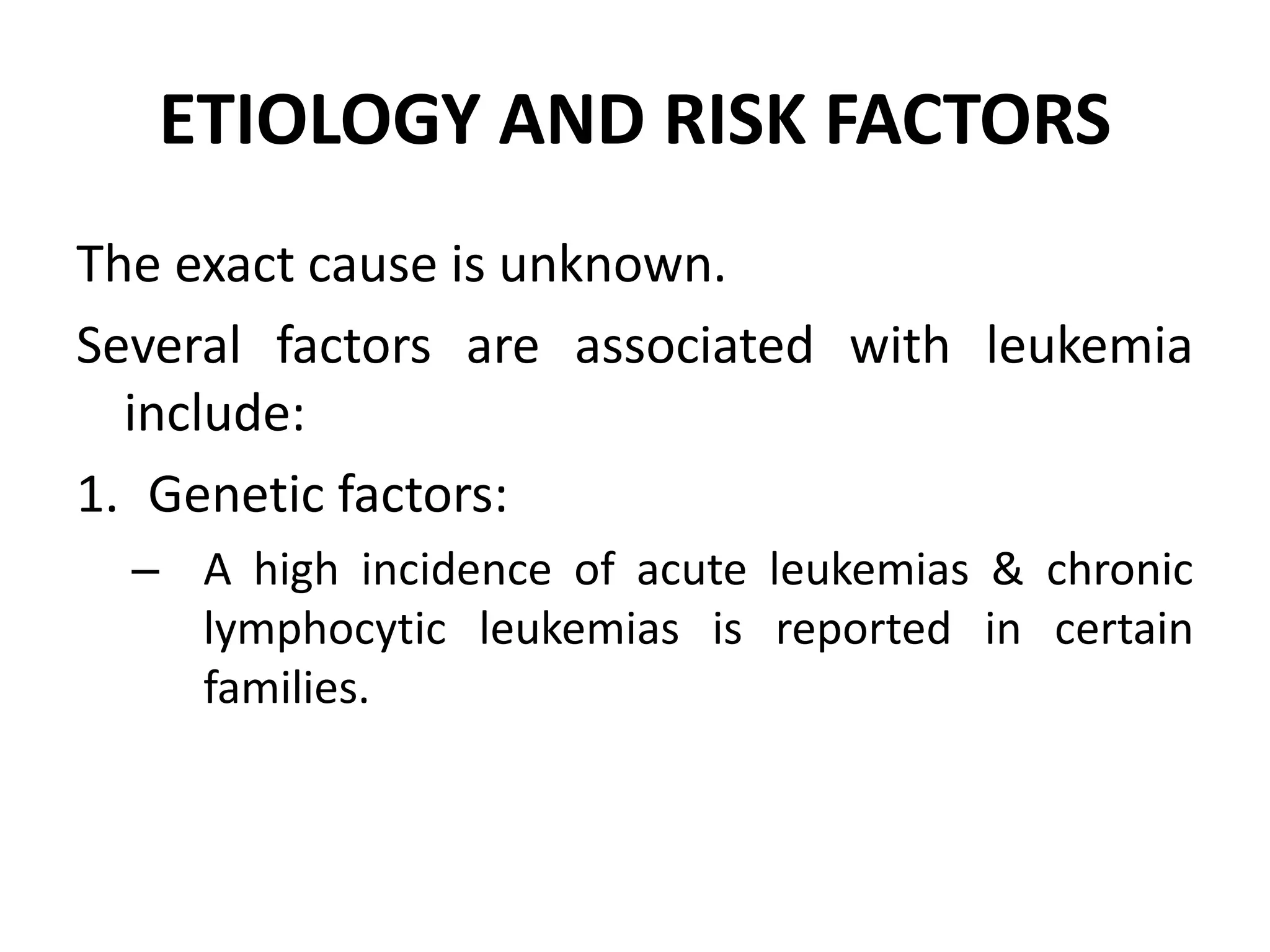 Leukemias | PPTX