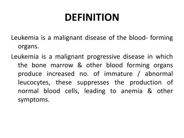 Leukemias | PPTX
