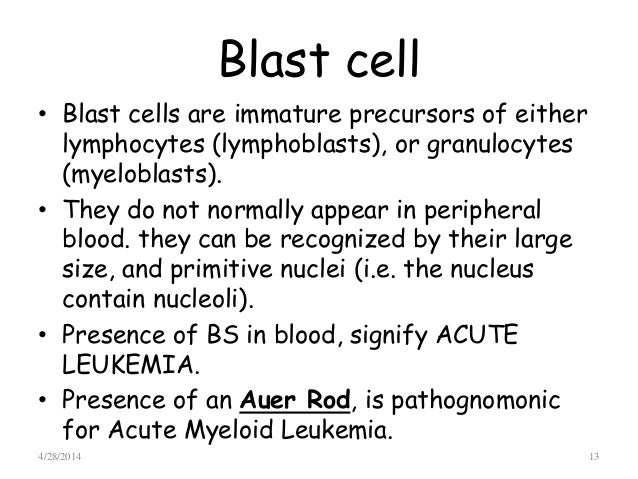 Leukemias in children