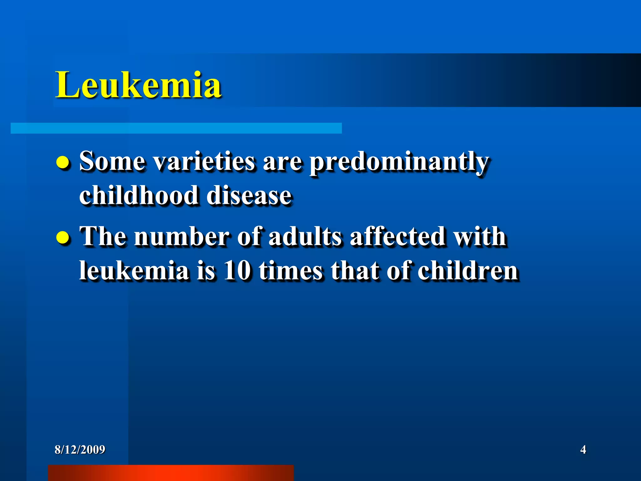 Leukemia slides | PPT