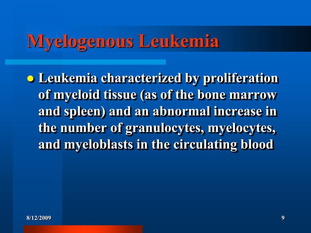 Leukemia slides | PPT