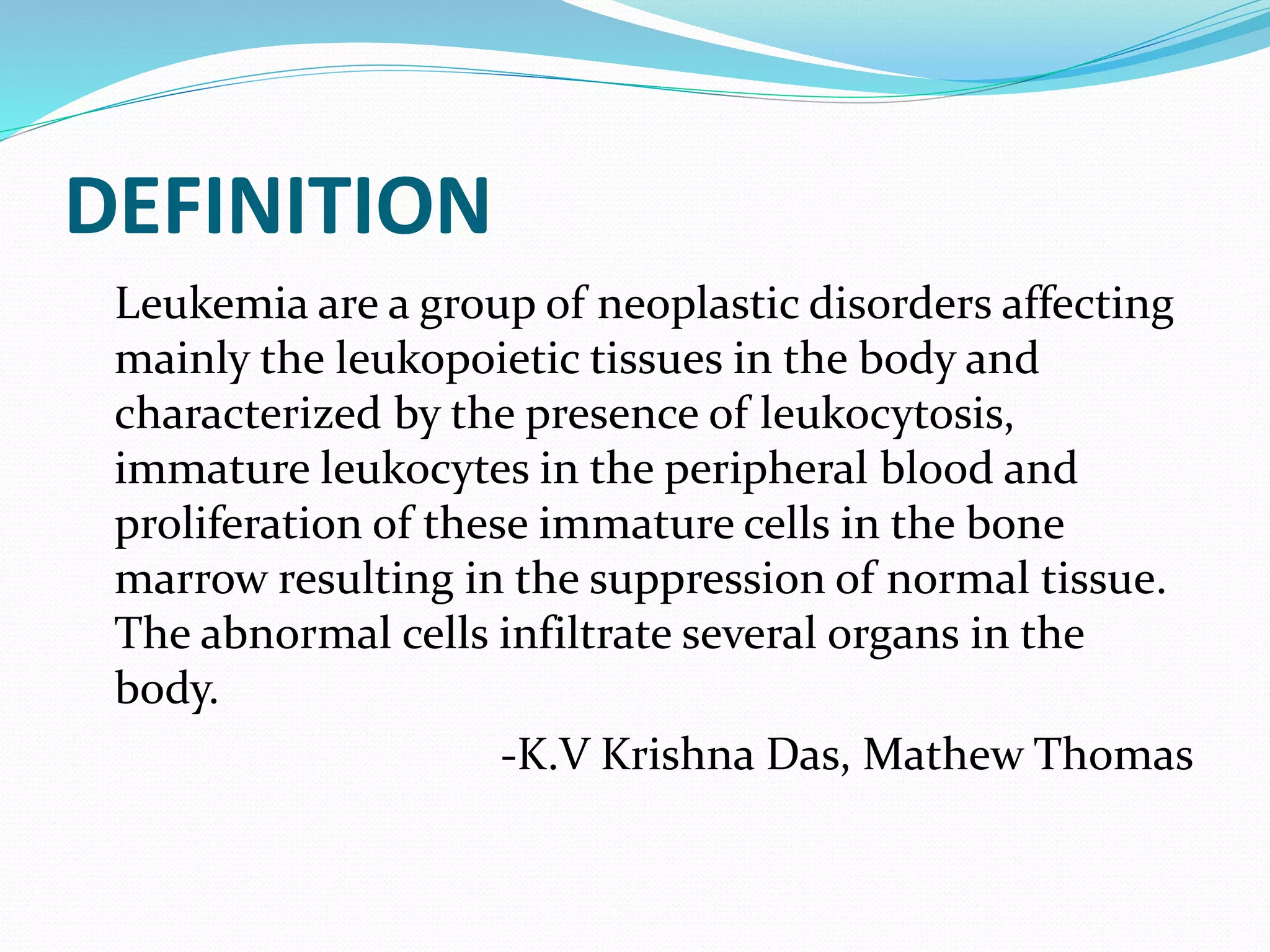 Leukemia | PPTX