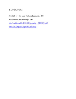 Leukemija | DOCX