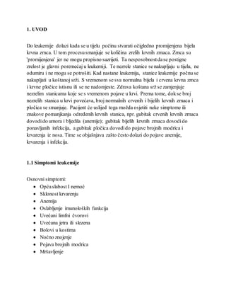 Leukemija | DOCX