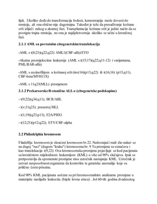 Leukemija | DOCX