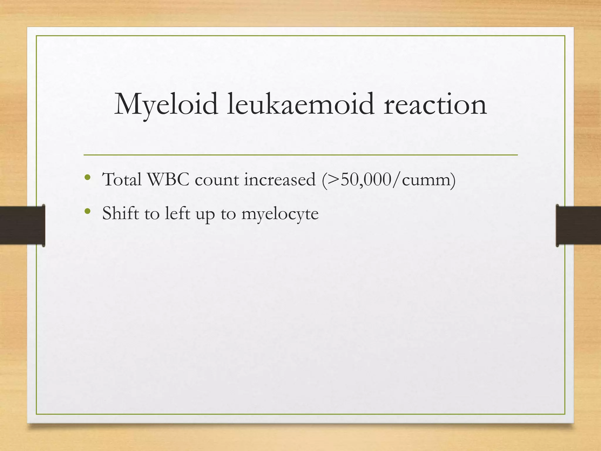 Leukemoid and lekoerythroblastic reaction | PPTX