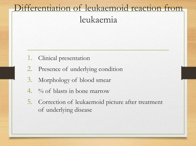 Leukemoid and lekoerythroblastic reaction | PPTX