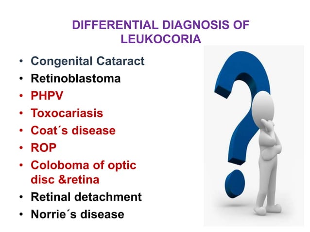 Leukocoria (White Pupillary Reflex) | PPTX