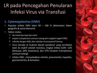 Leukocyte reduction’s role yis | PPT