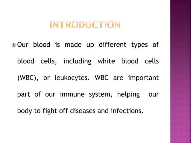 Leukopenia | PPTX | Blood Disorders | Diseases and Conditions