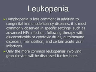 Leukopenias | PDF