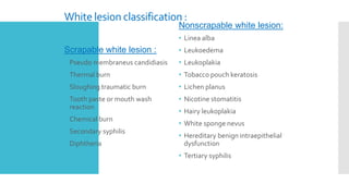 Pre cancerous lesion and condition | PPTX