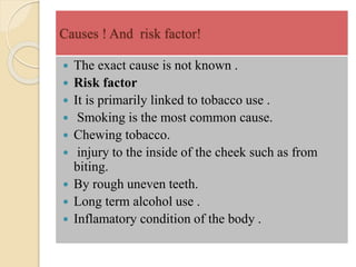 Leukoplakia | PPTX