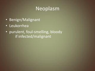 Leukorrhea | PPTX