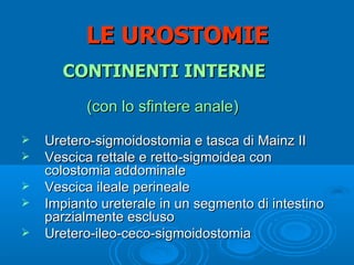 Le urostomie: seconda parte | PPT