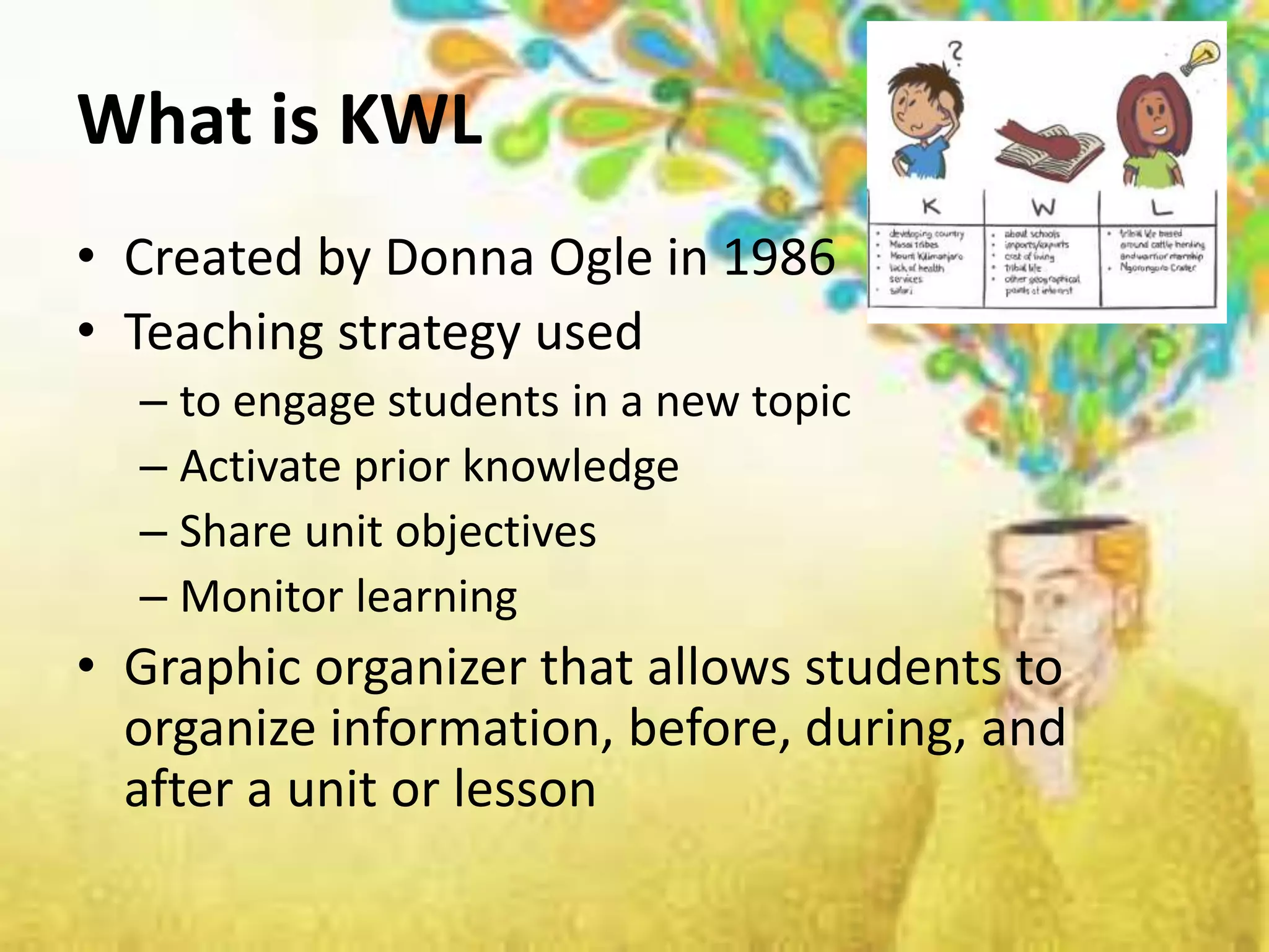 KWL Teaching Strategy | PPTX