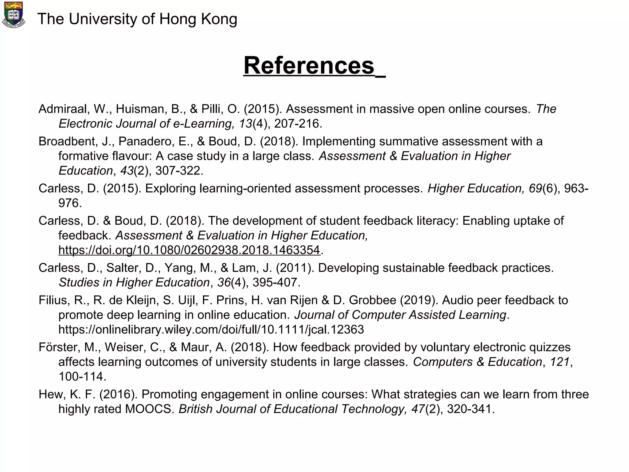 Technology-enabled learning-oriented assessment | PPT