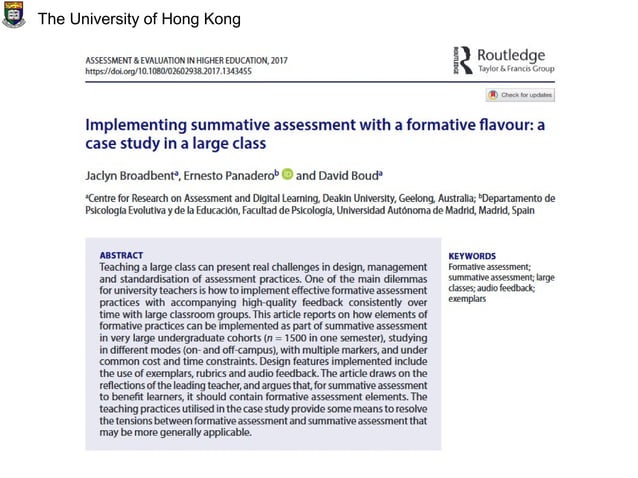 Technology-enabled learning-oriented assessment | PPT