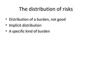 Risk distribution and threats to democracy | PPT