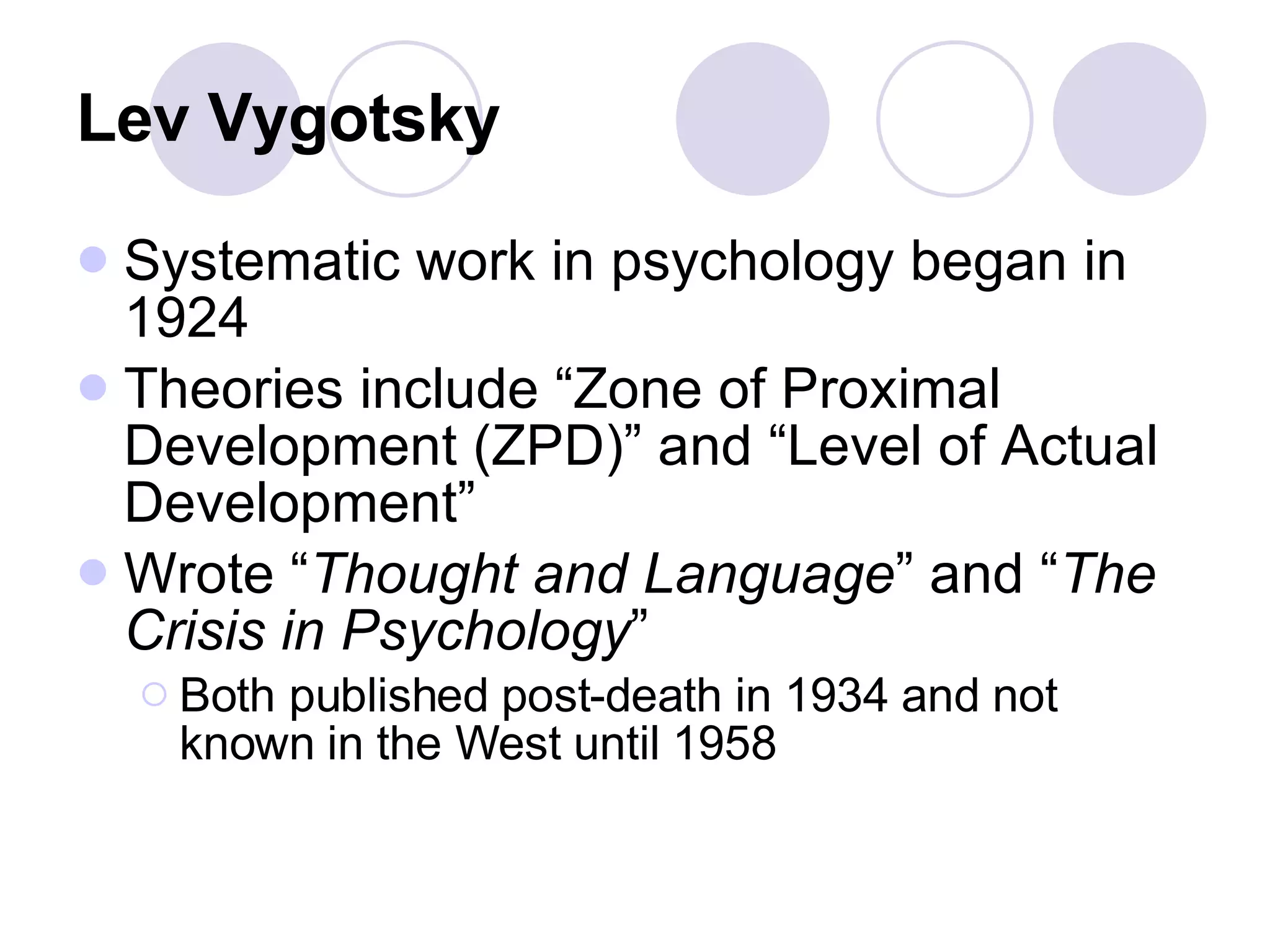 Lev Vygotsky | PPT