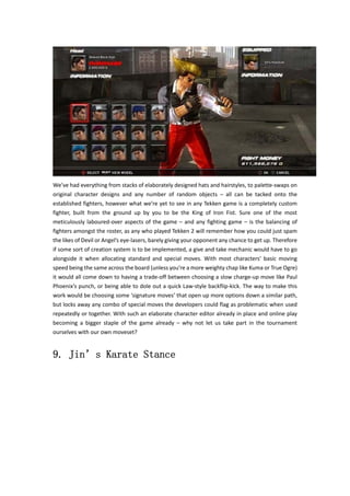 Tekken 7 10 essential features every fan wants to see www.gamebasin.com