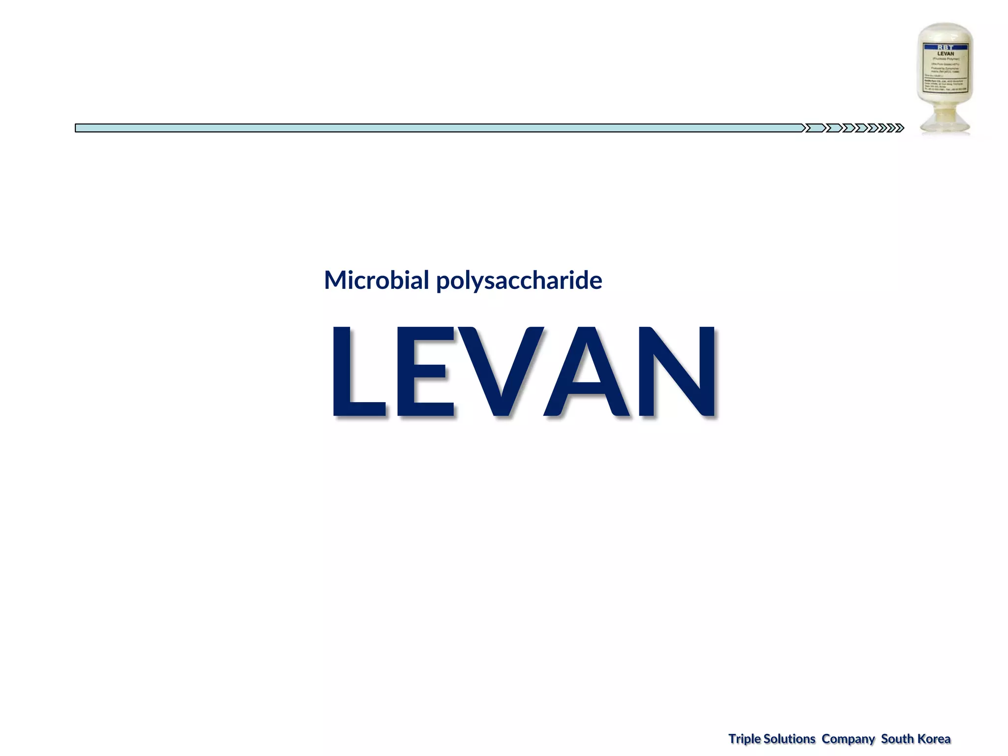 Levan microbial polysaccharide | PDF