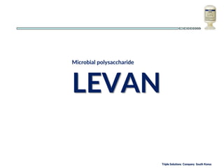 Levan microbial polysaccharide | PDF