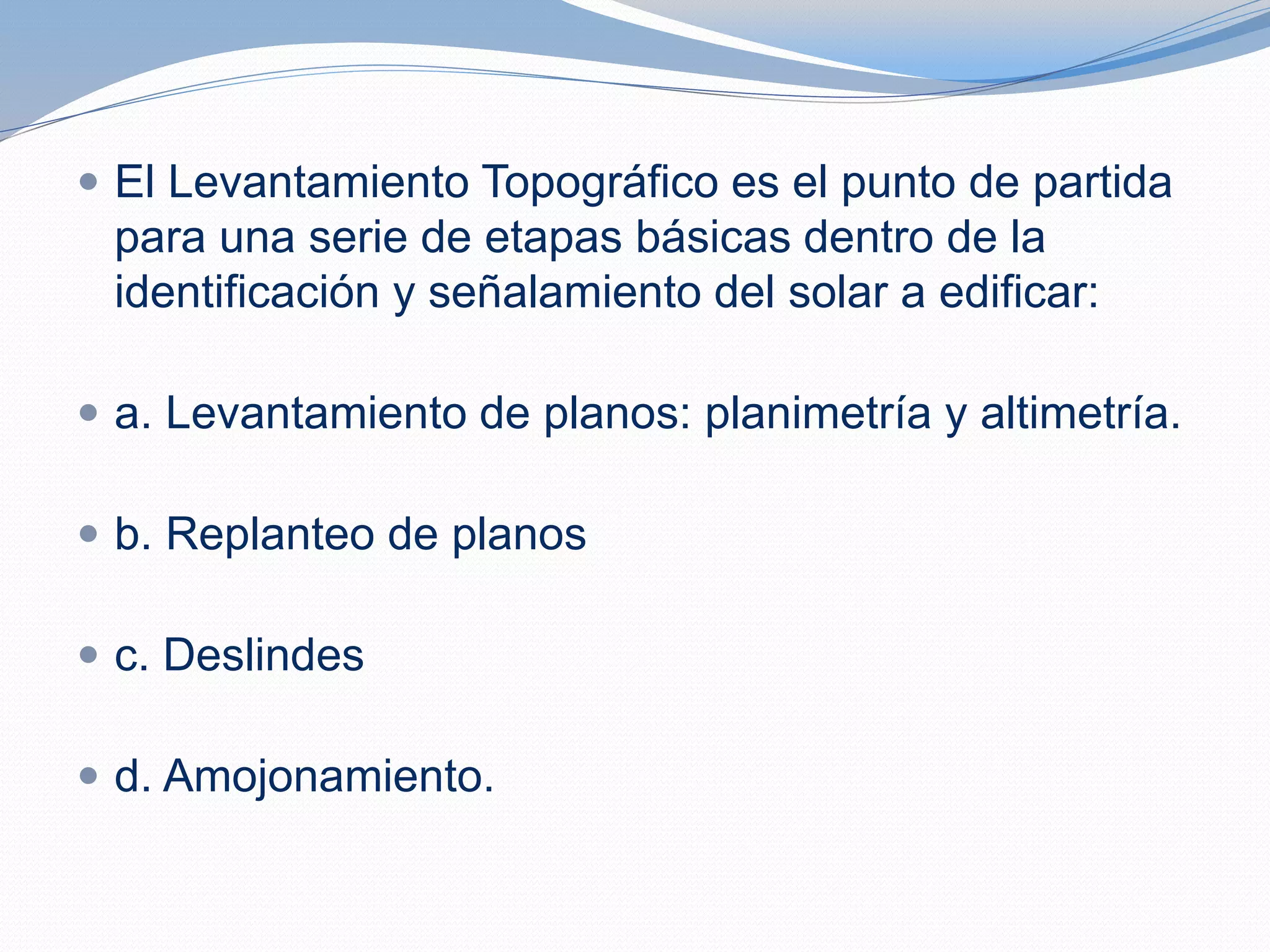 Levantamiento topografico | PPTX