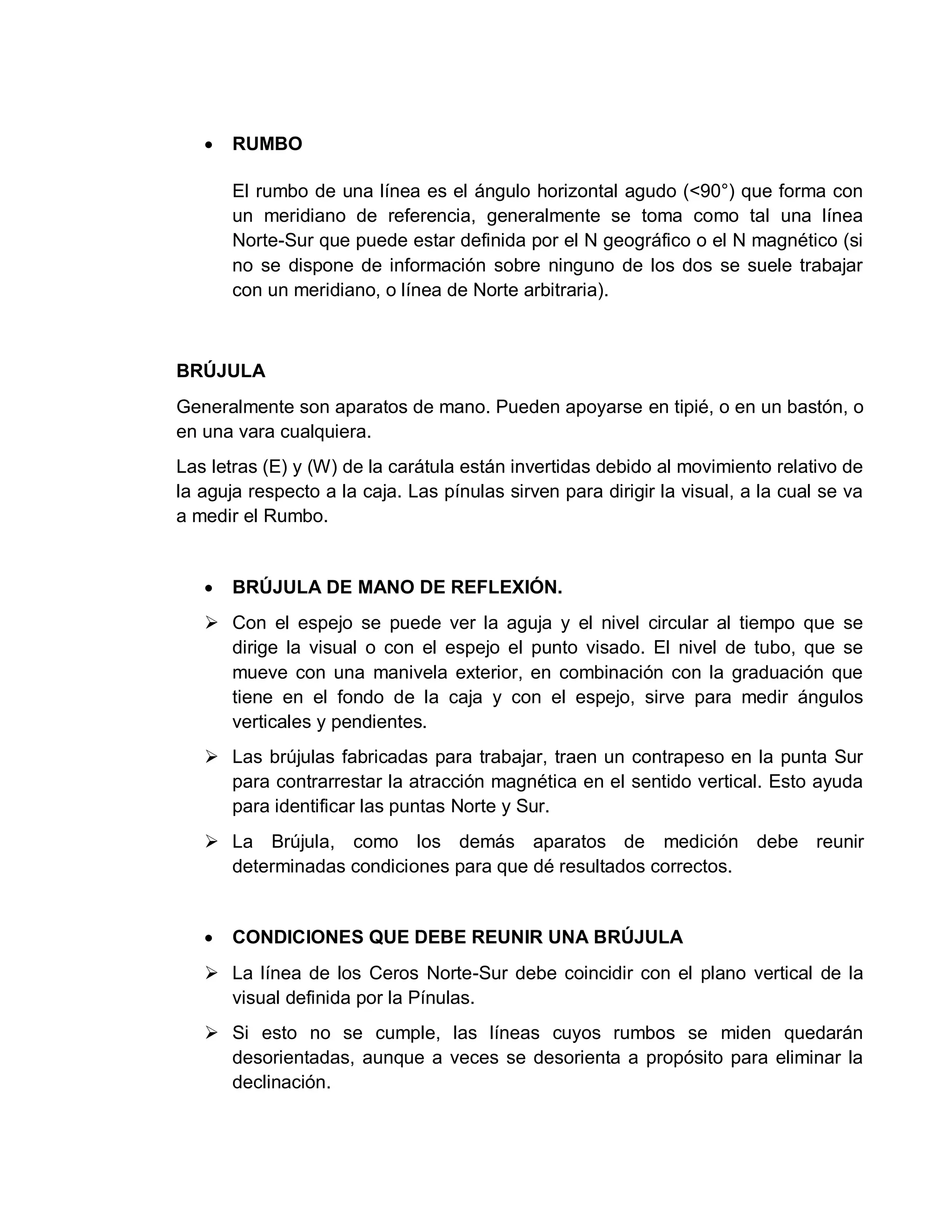 Levantamiento topografico cinta_y_brujul | PDF