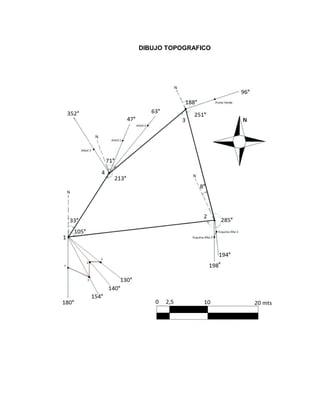 Levantamiento topografico cinta_y_brujul | PDF