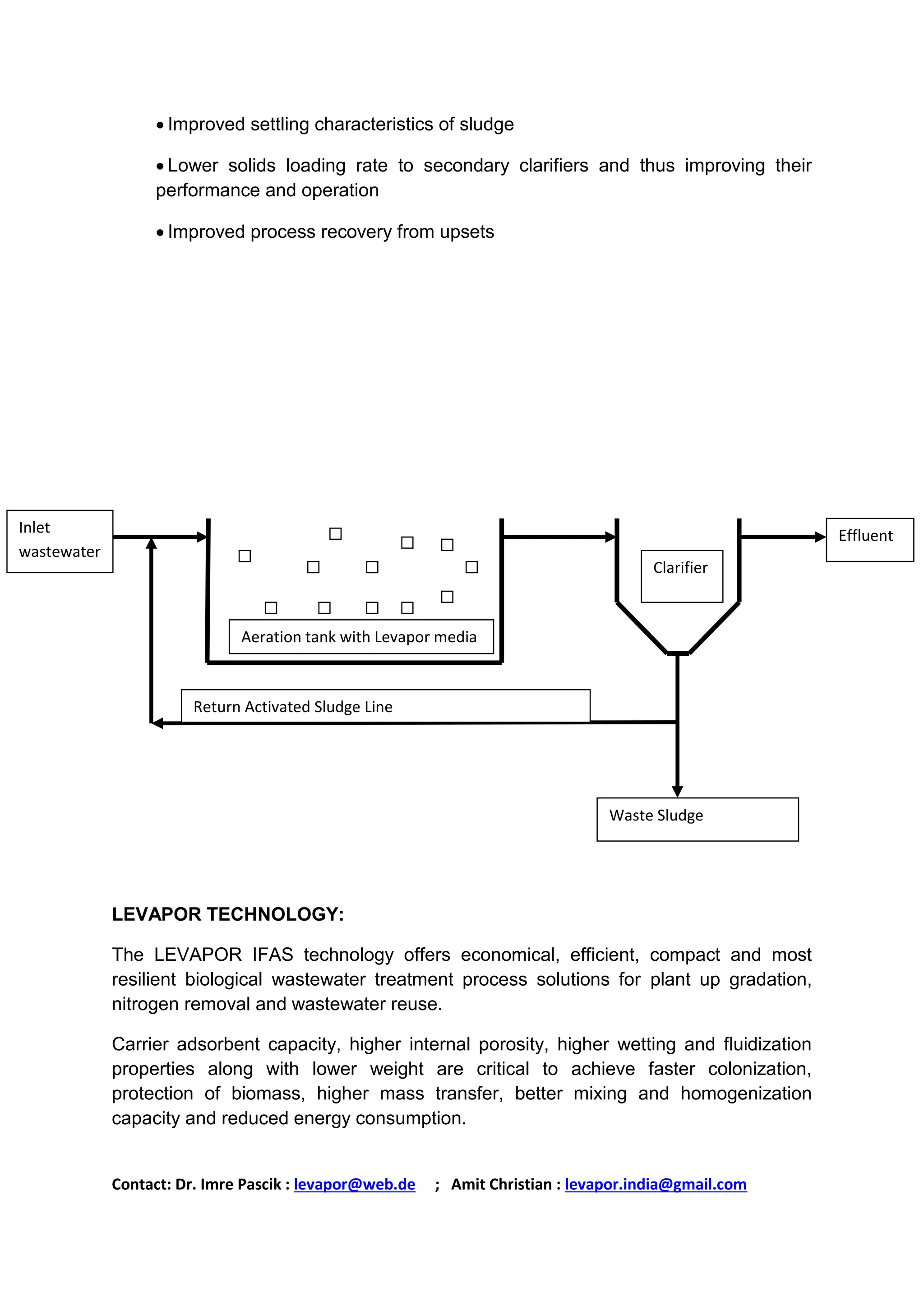 LEVAPOR IFAS/MBBR process for Biological Nutrient Removal(BNR) and ...