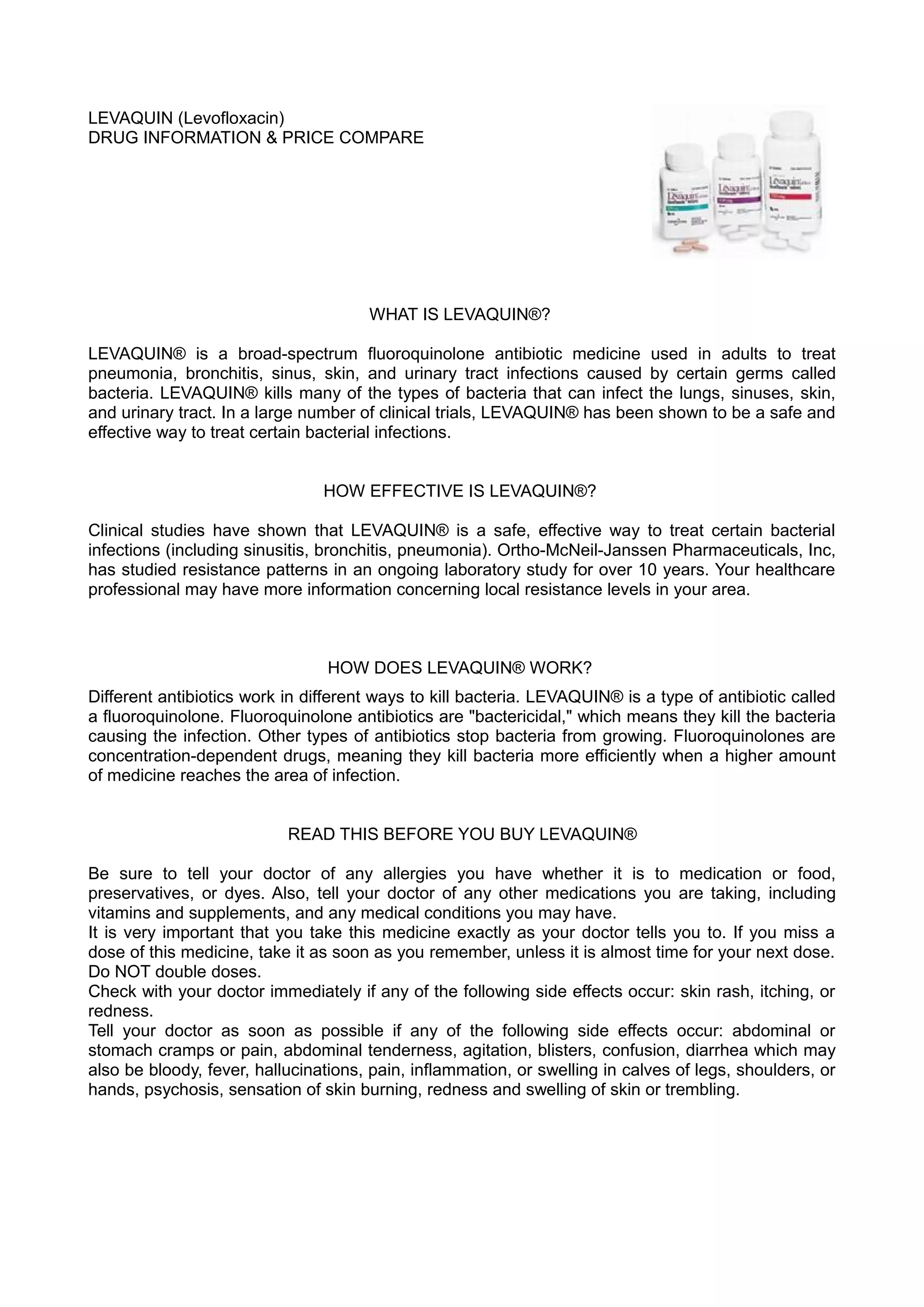 Levaquin | PDF