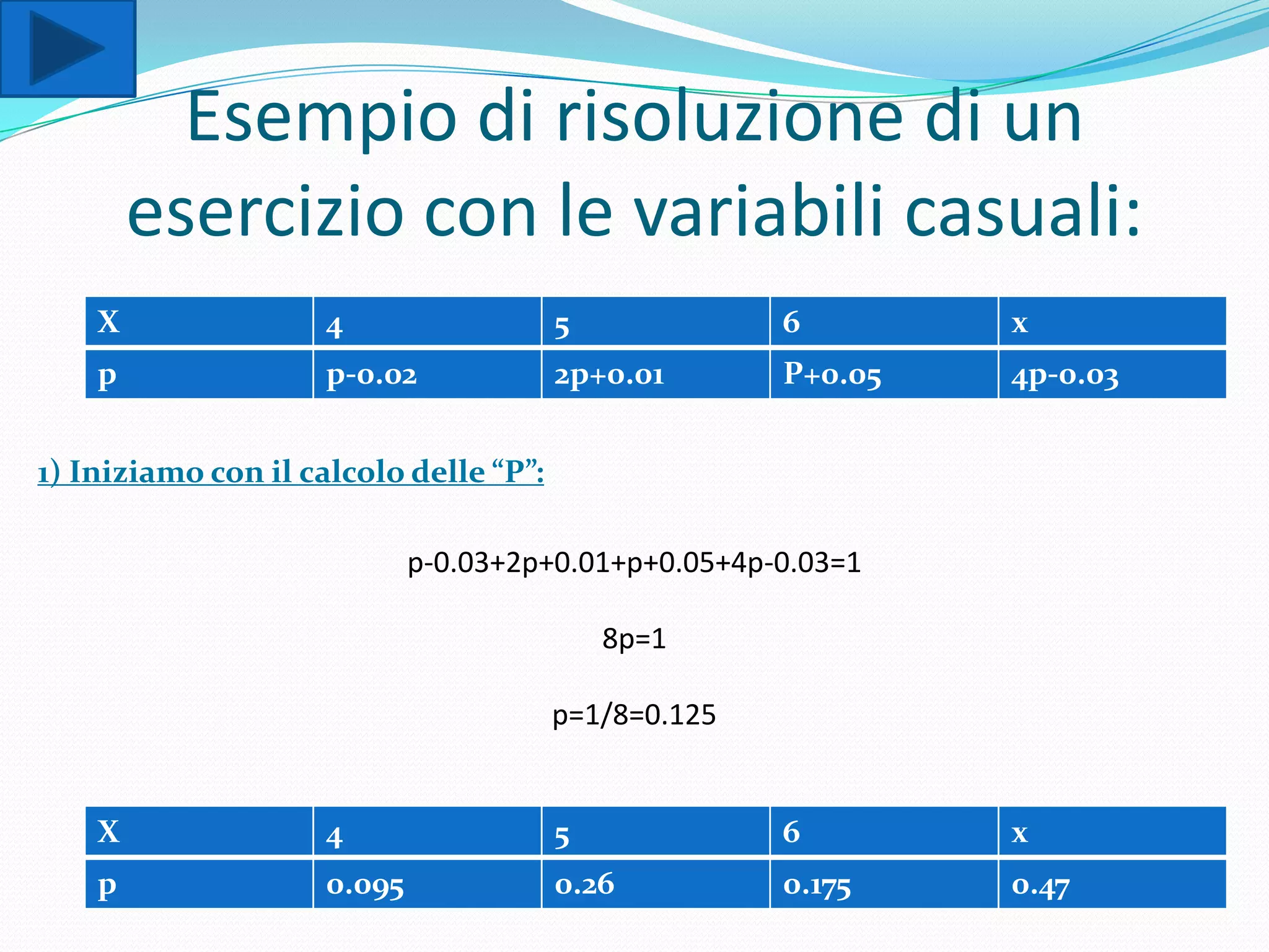 Le variabili casuali | PPTX