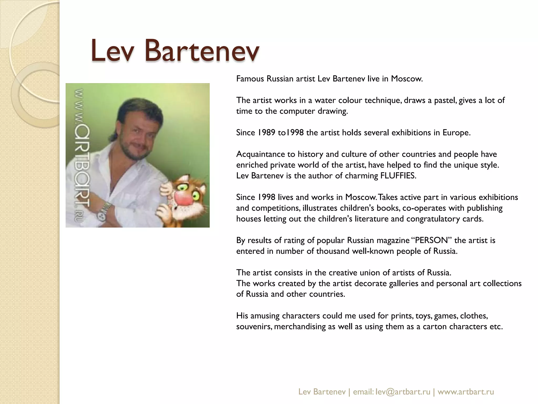 Lev Bartenevs Great Characters Collection | PDF