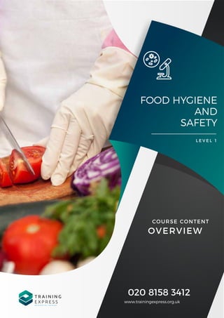 Level 1 Food Hygiene and Safety | PDF