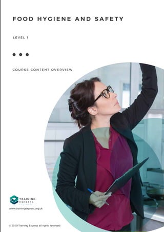 Level 1 Food Hygiene and Safety | PDF