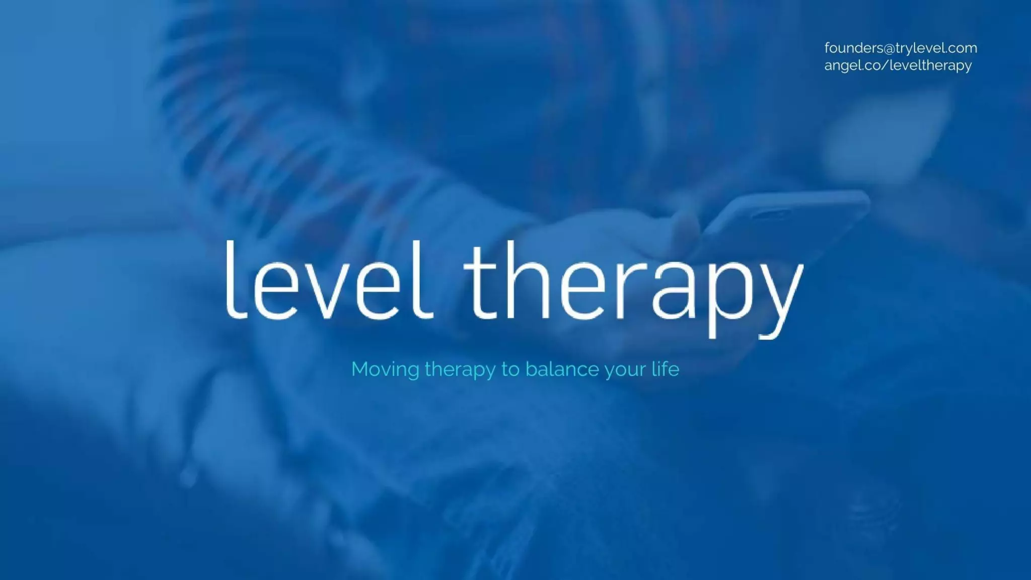 Level Therapy Pitch Deck | PDF