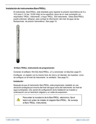 Level troll-400-500-700-700h manual | DOCX