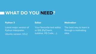 Learning Python. Level 0 | PDF