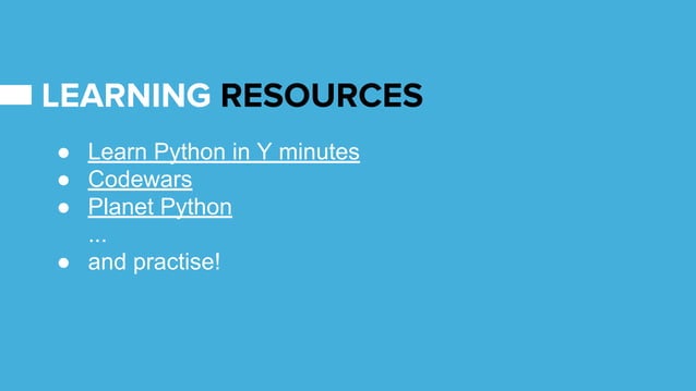Learning Python. Level 0 | PDF