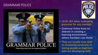 BEING GRAMMARIAN | PPTX