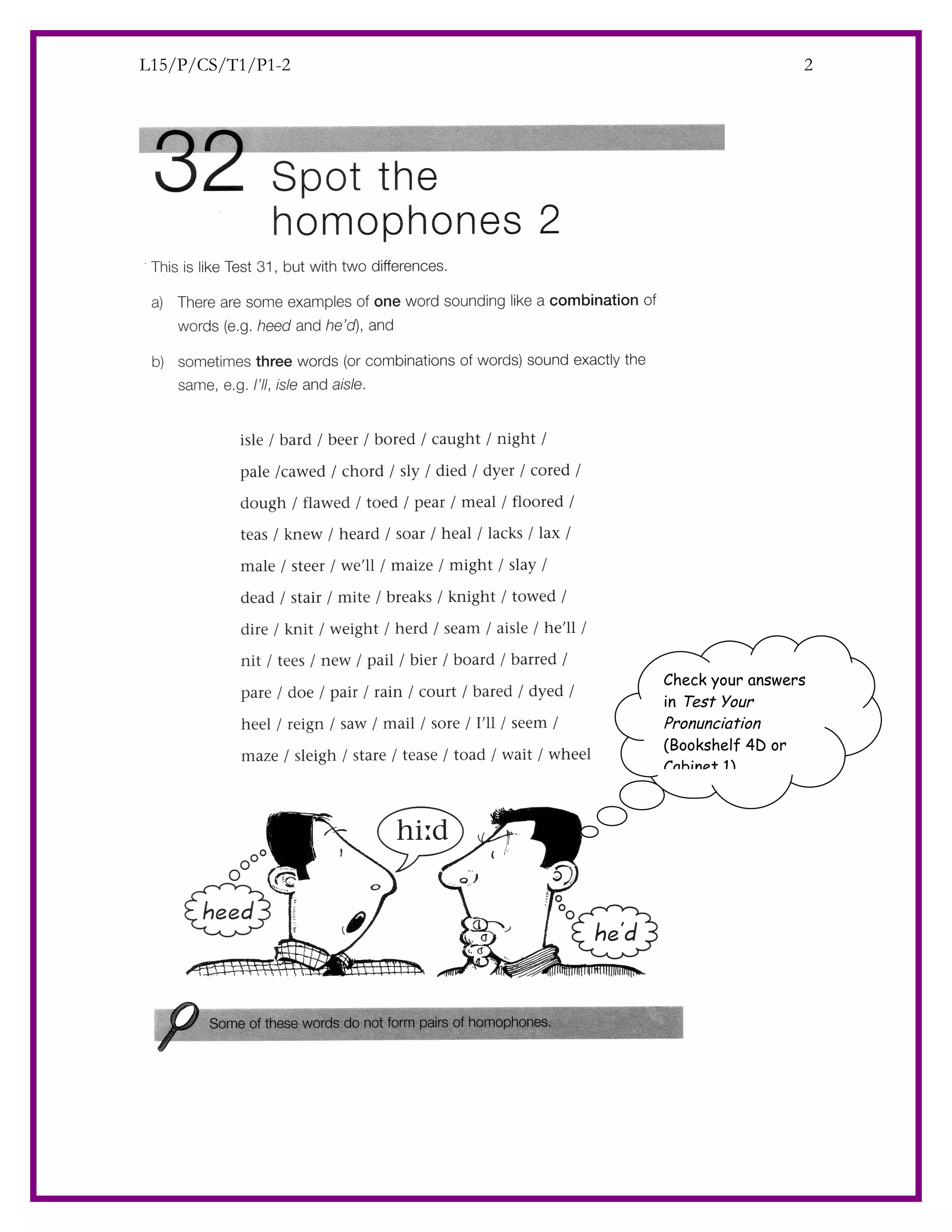 Level 15 pronunciation - unit 10 - typ - task 1 | DOC