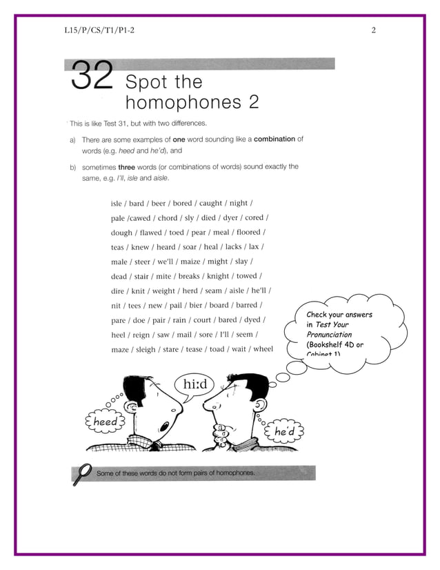 Level 15 pronunciation - unit 10 - typ - task 1 | DOC