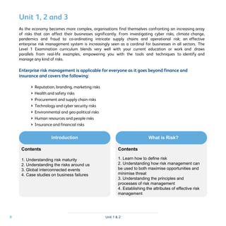 Global Enterprise Risk Management Foundation Exam | PDF