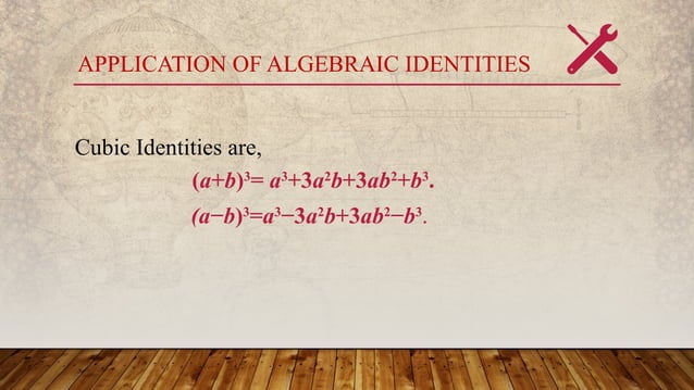 Algebraic Identities With Related Problems | PPTX