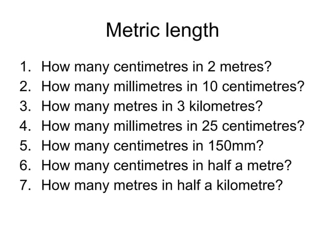 Introduction to Measurements | PPT