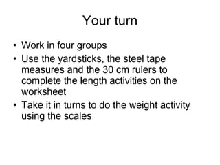 Introduction to Measurements | PPT