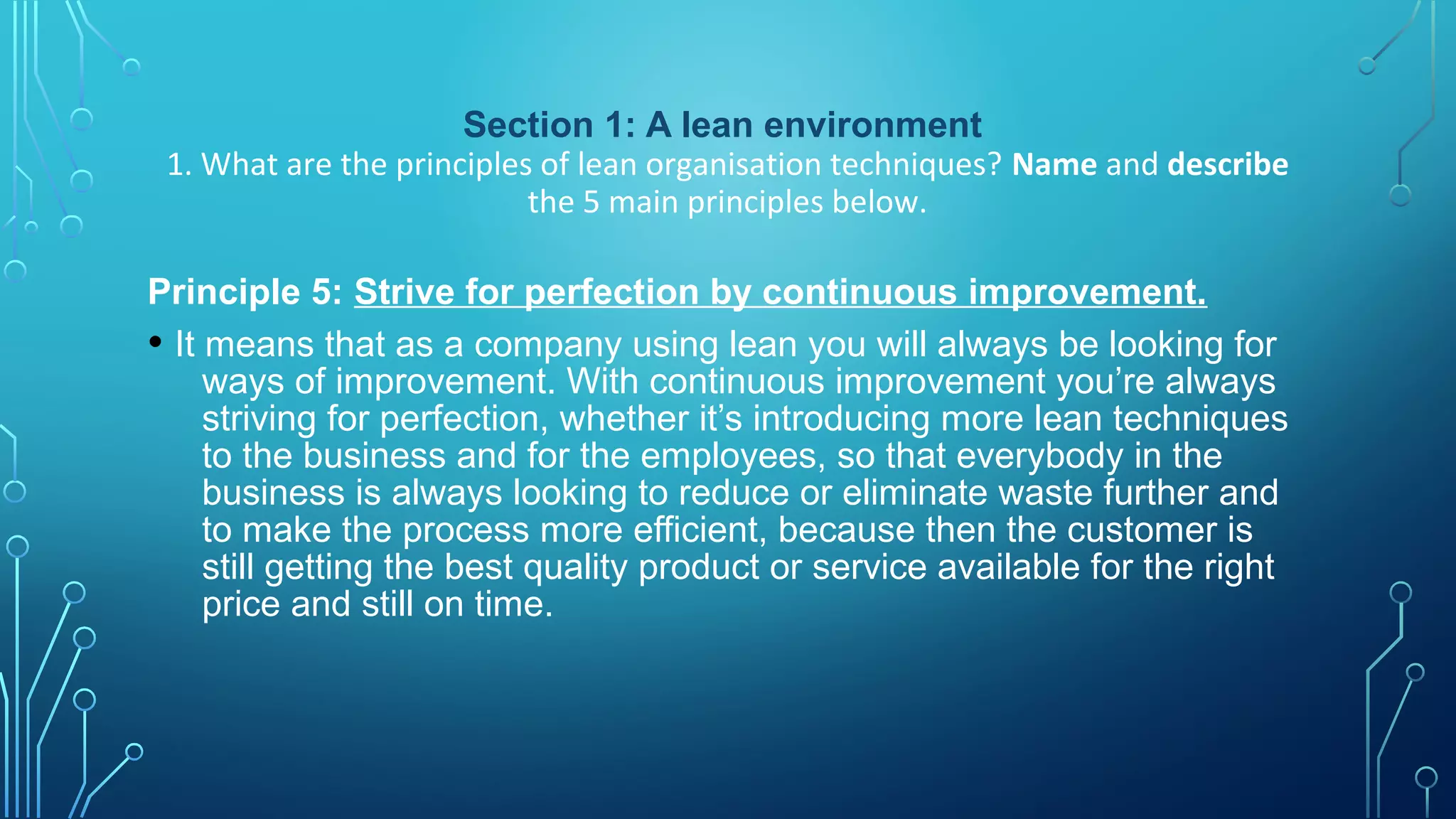 Level 2 certificate in lean organisation management techniques powerpoint | ODP