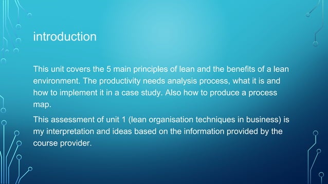 Level 2 certificate in lean organisation management techniques ...